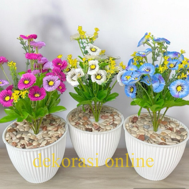 Jual 3 PAKET BUNGA COSMOS HIAS ARTIFICIAL | Shopee Indonesia