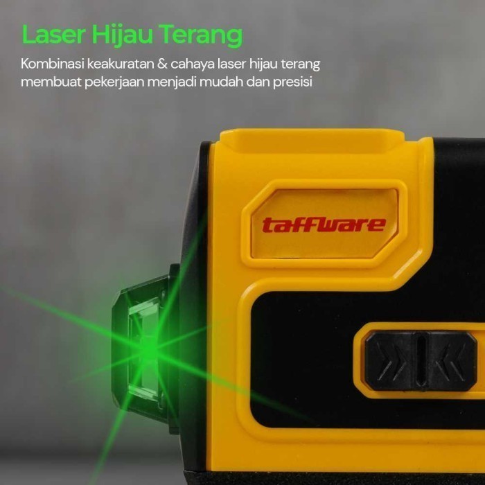 Jual Laser Level Taffware Self Leveling Keramik Tile Meter 12 Line ...