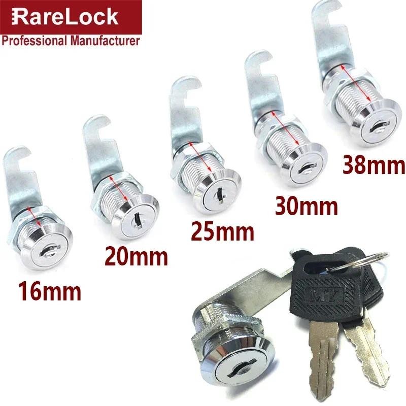 Jual 4 Size Drawer Cam Lock with 2 Keys for Mailbox File Cabinet Tool ...