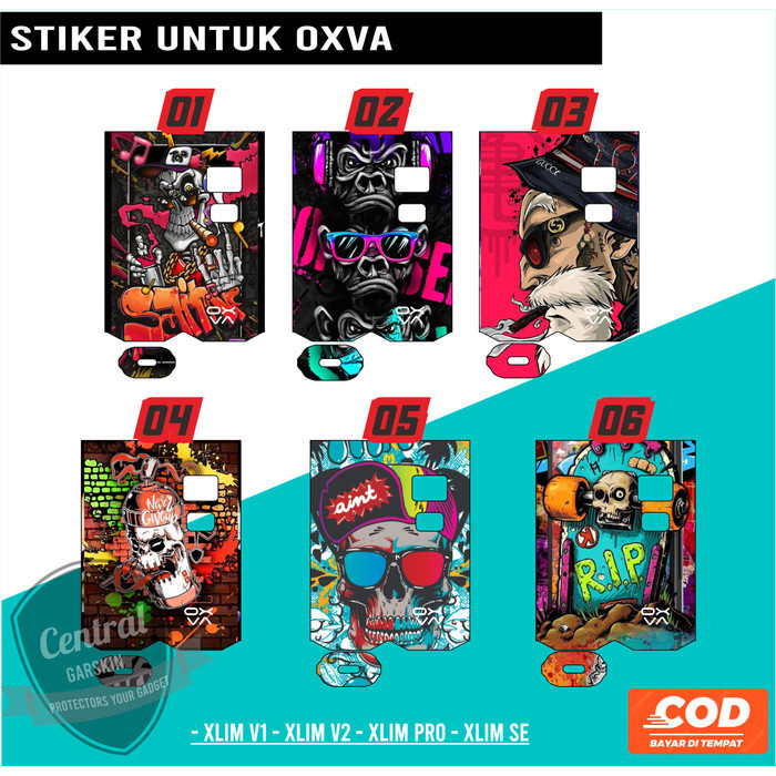 Jual Sticker Garskin Skin OXVA XLIM PRO XLIM 2 SE MAN Edition bisa ...