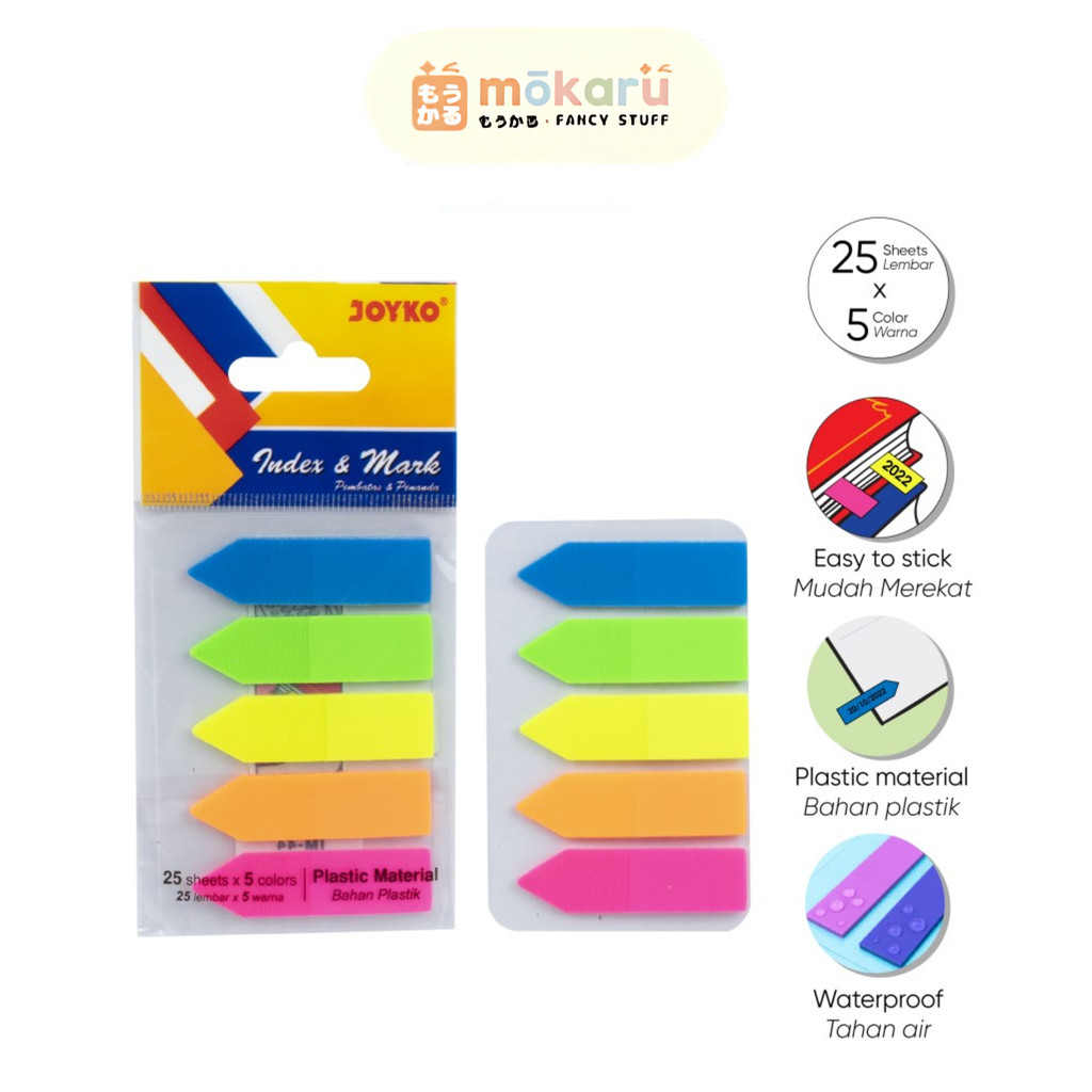 Jual Joyko Pembatas Penanda Panah Index & Mark IM 44 / Bookmark Penanda ...