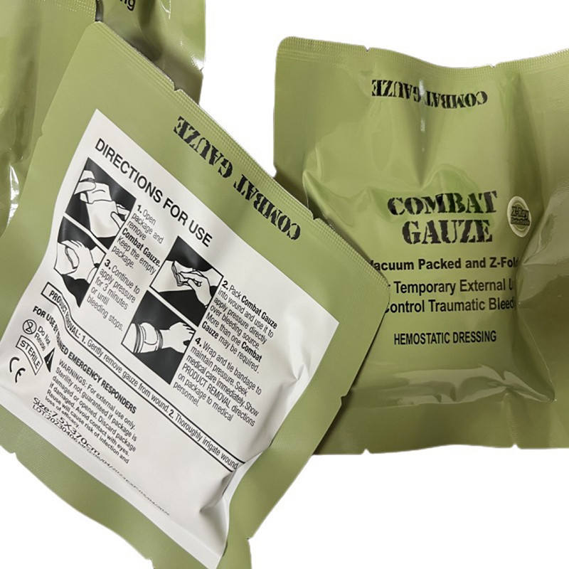 Jual Kaolin Gauze Combat Hemostatic Emergency Trauma Z-Fold Soluble For ...