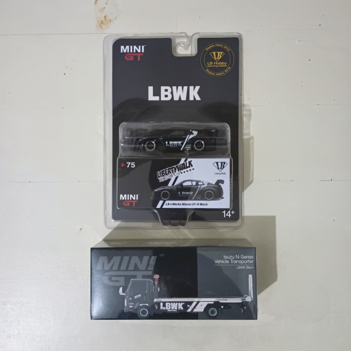 Jual Mini GT 75 LB*Works Nissan GT-R Black + Mini GT 292 Isuzu N-Series ...