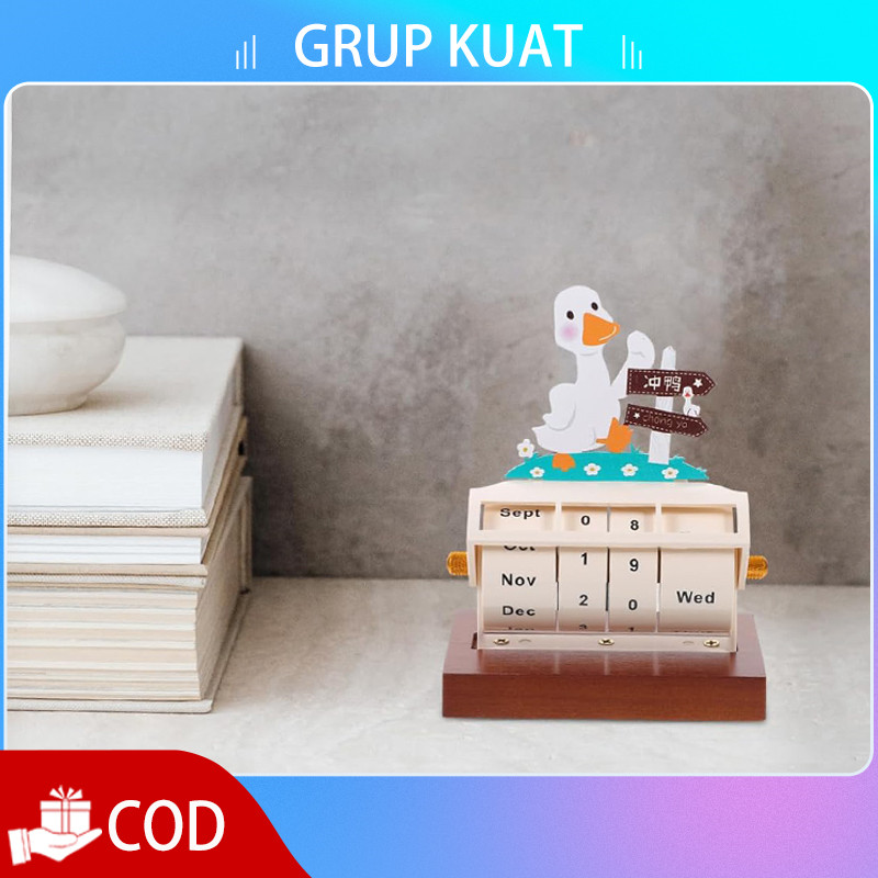 Jual Rotatable Wheel Calender Masa Aesthertic Calendar Kalender Meja ...
