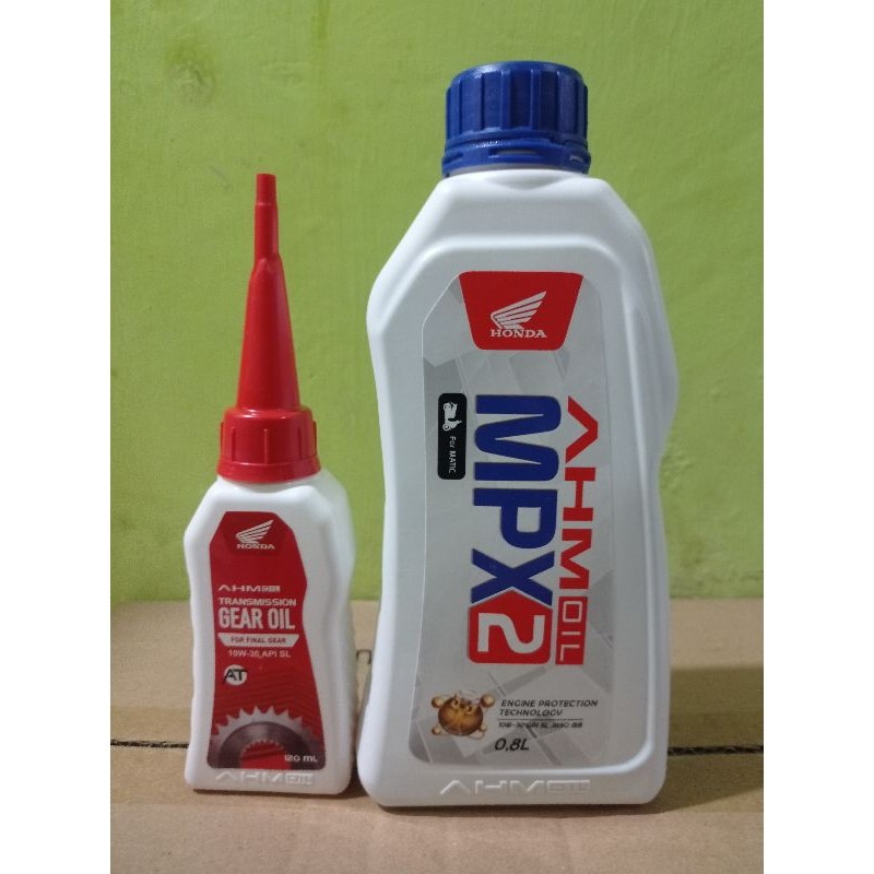 Jual PAKET OLI MPX2 + OLi GEAR AHM COCOK UNTUK METIK _ahm oil harga per ...