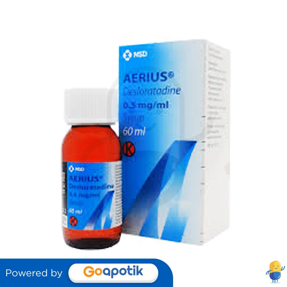 Jual Aerius Syrup Isi 60 Ml Botol | Shopee Indonesia