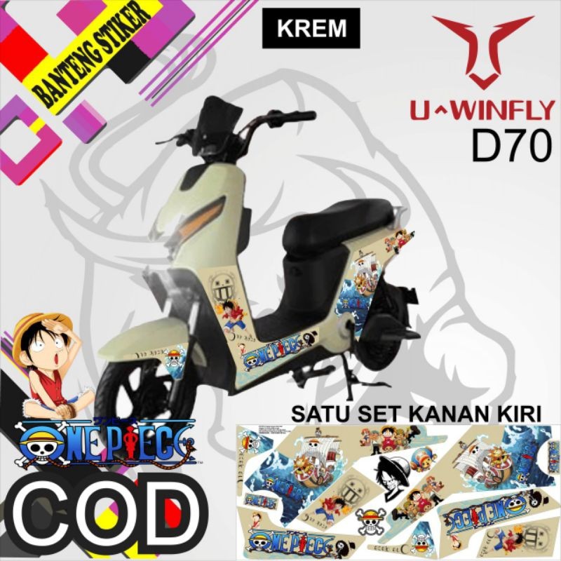 Jual stiker striping sepeda listrik U win fly D70 v2 one piece | Shopee ...