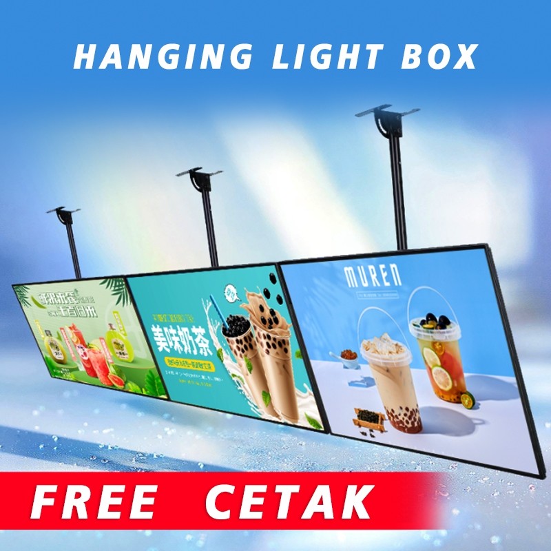 Jual READY LED Cafe Menu Board BRACKET | LED Signboard | Light Board ...