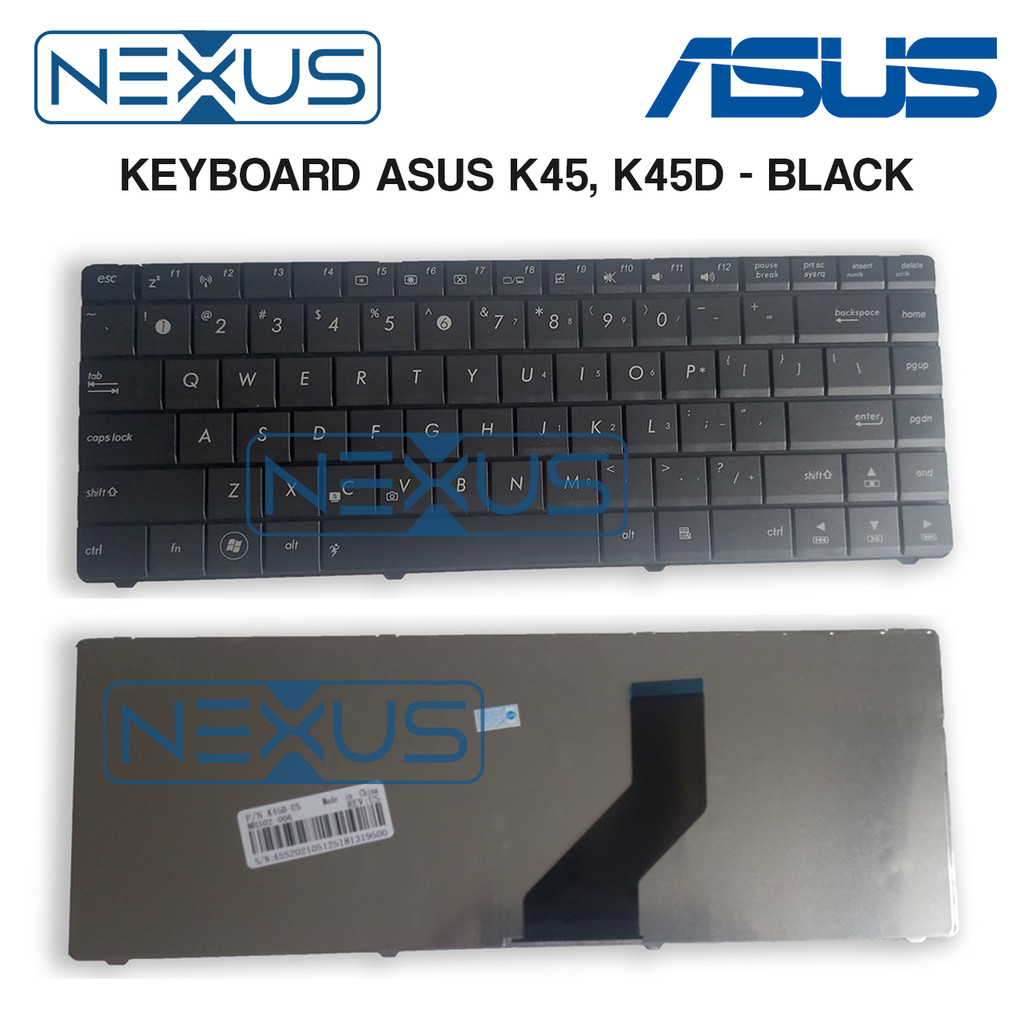 Jual KEYBOARD ASUS K45, K45D - BLACK | Shopee Indonesia
