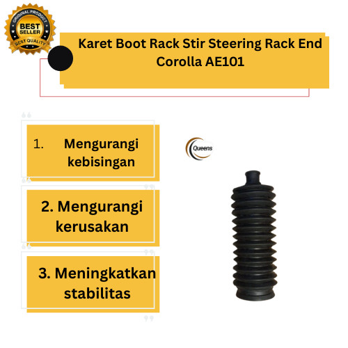 Jual Karet Boot Rack Stir Steering Rack End Corolla AE101 | Shopee ...