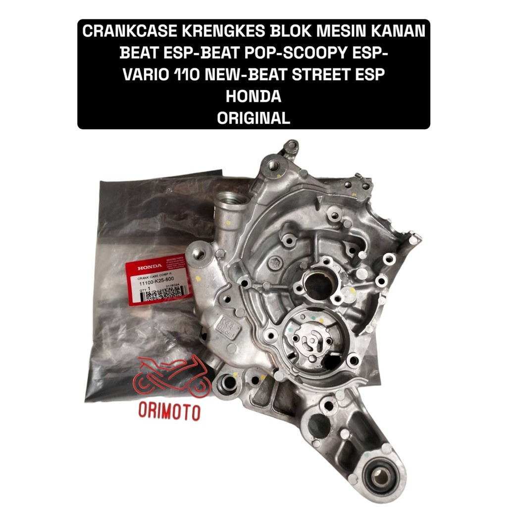 Jual Orimoto- CRANKCASE KRENGKES BLOK MESIN KANAN BEAT POP STREET ...