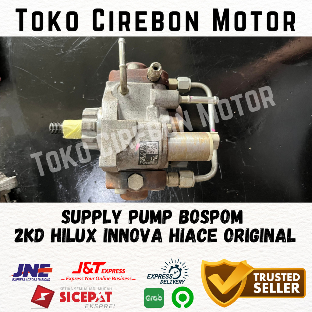 Jual Supply Pump Bospom 2kd Innova Fortuner Hilux hiace original ...