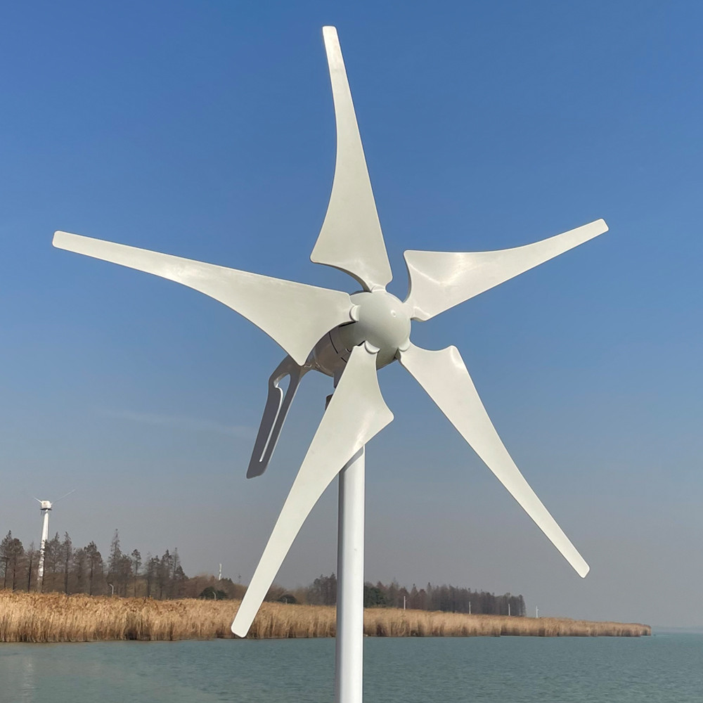Jual Wind Turbine Generator 5KW 12V with 3 Blade 5 Blades Low Wind ...