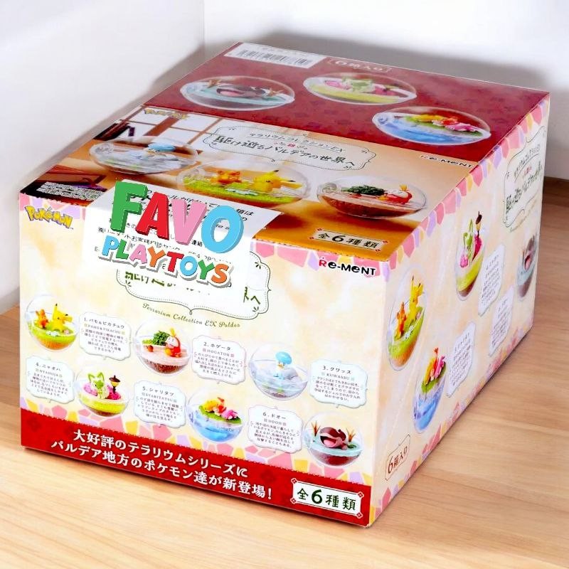 Jual RE-MENT Pokemon Terrarium Collection EX Paldea Series - FULL SET 6 PCS Blind Box Figure ...