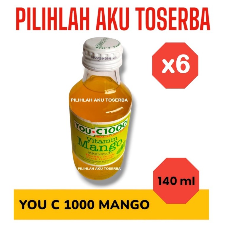 Jual You C 1000 / YOU C1000 MANGO vitamin C 140ml - ( HARGA 6 Botol ...