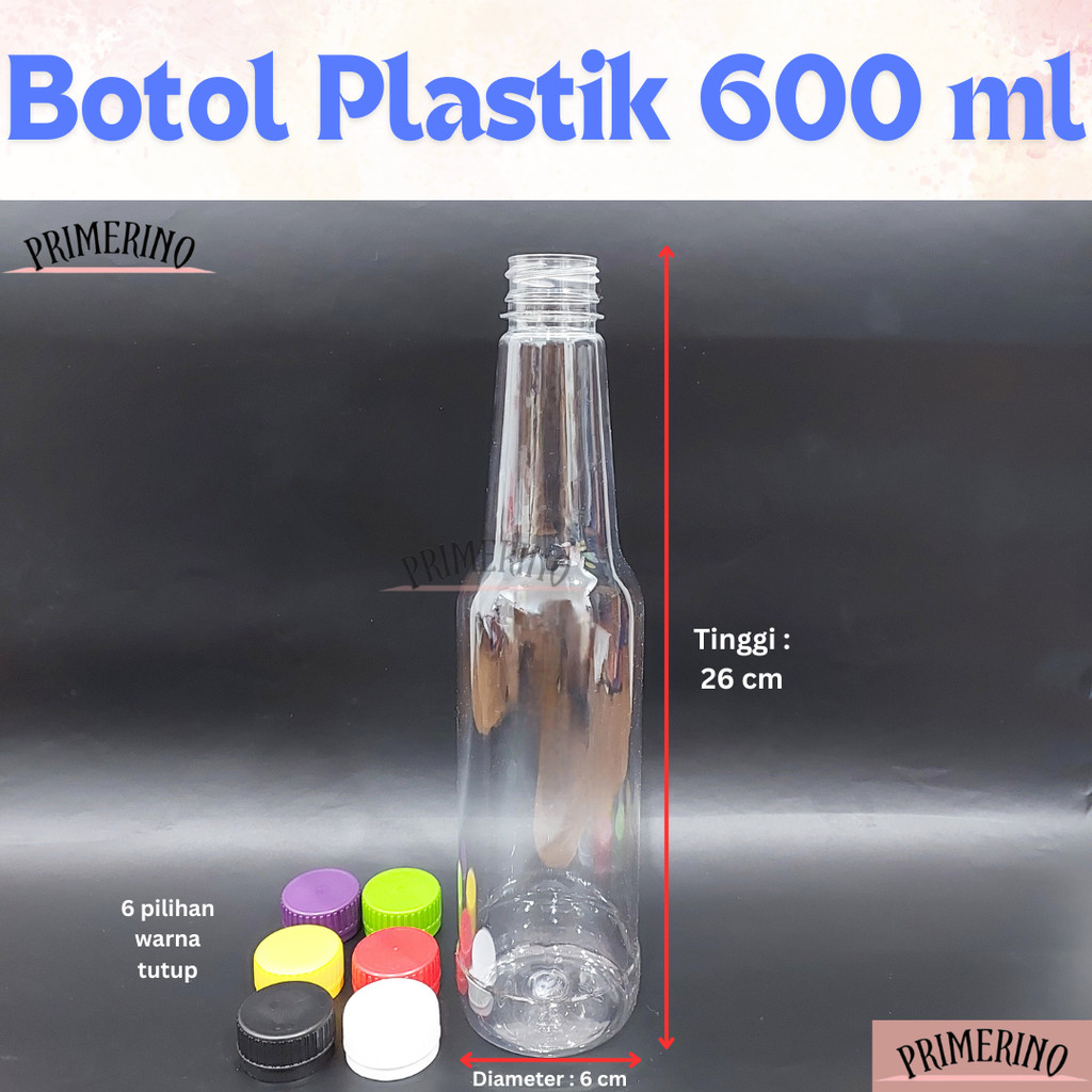 Jual Botol Plastik 600ml / Botol Marjan 600 ml / Botol Madu Jamu Kecap ...