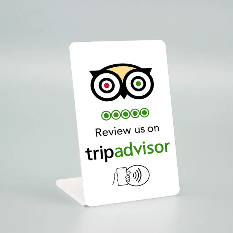 Jual NFC Programmable Table Display for TripAdvisor Instagram Facebook ...