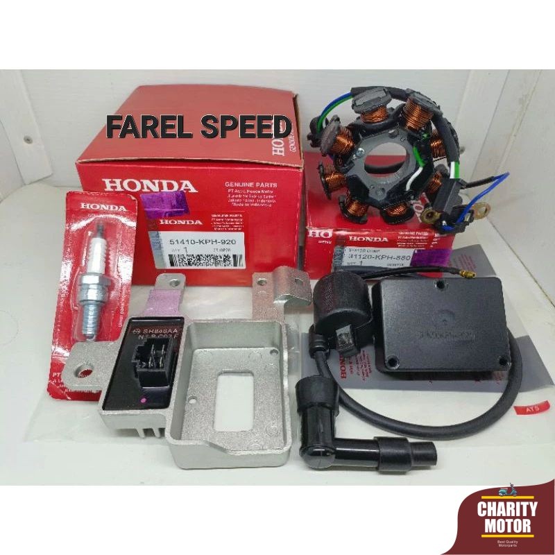 Jual CDI UNIT ASSY PAKET KOMPLIT HONDA SUPRA X 125 KARISMA KIRANA (KPH ...