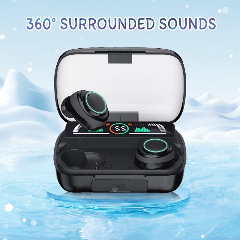 Jual [R.S23] M18 TWS Headphone Wireless Bluetooth 5.3 In-Ear dengan ...