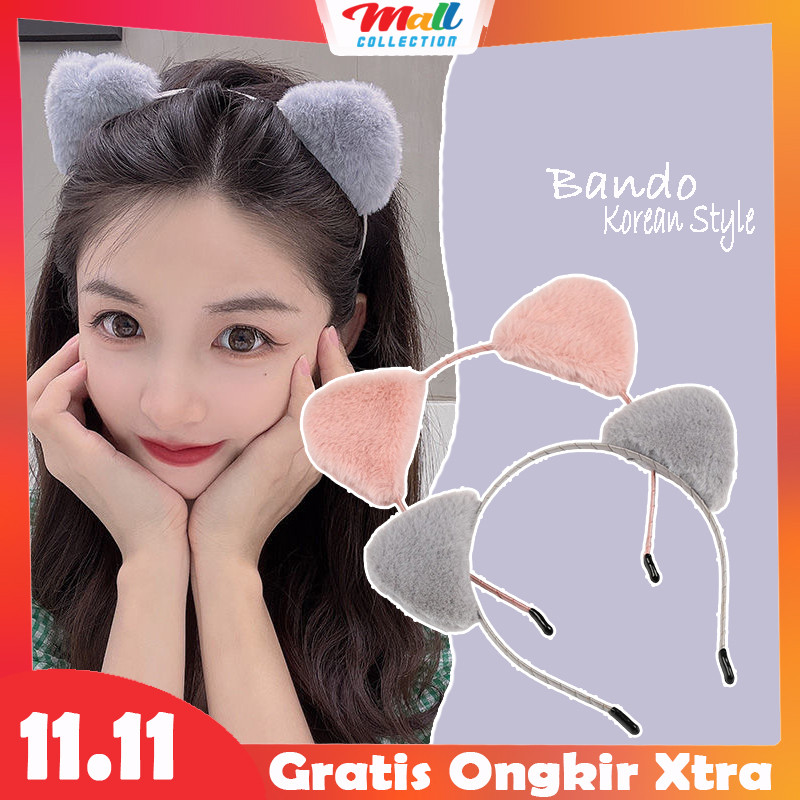 Jual MALL Bondu Lucu Wanita Bando Rambut Gaya Korea Cosplay Kucing ...