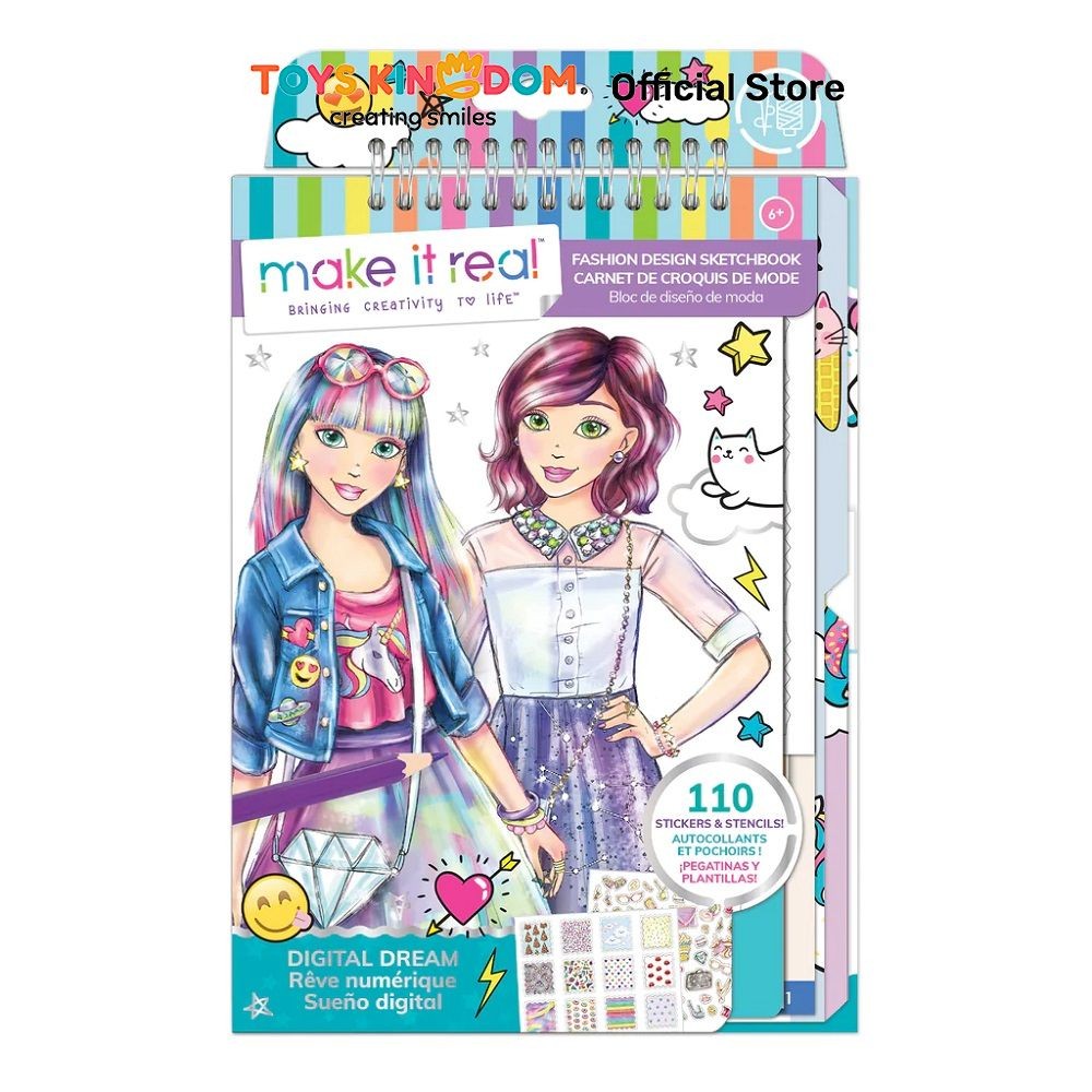 Jual Toys Kingdom Make It Real Set Sketchbook Digital Dream 3203 Toy ...