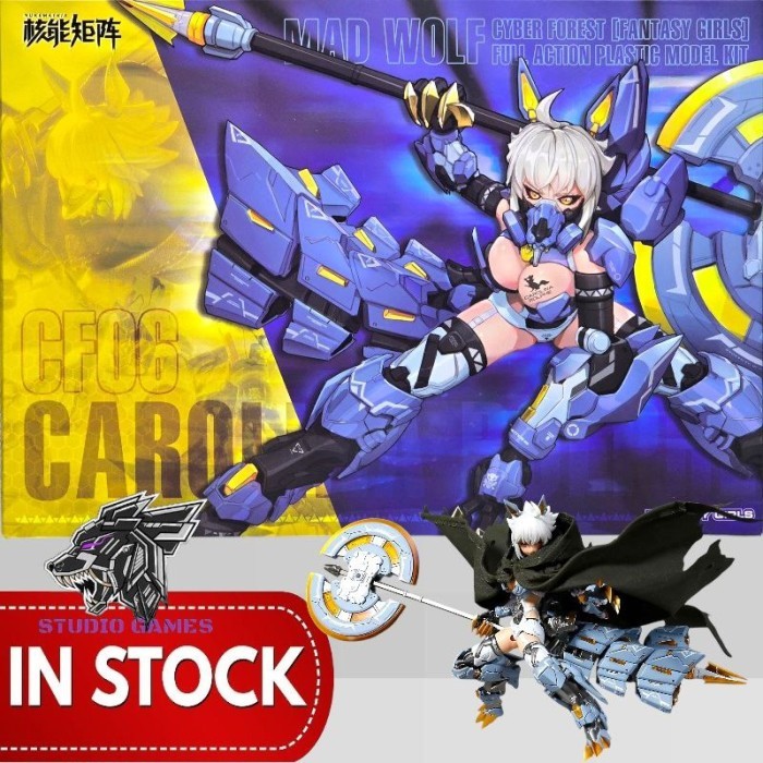 Jual Nuke Matrix Cyber Forest Fantasy Girls CF06 Mad Wolf Carolina ...