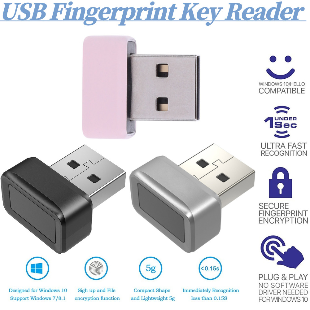 Jual USB Fingerprint Key Reader Speedy Matching Security Key Anti ...