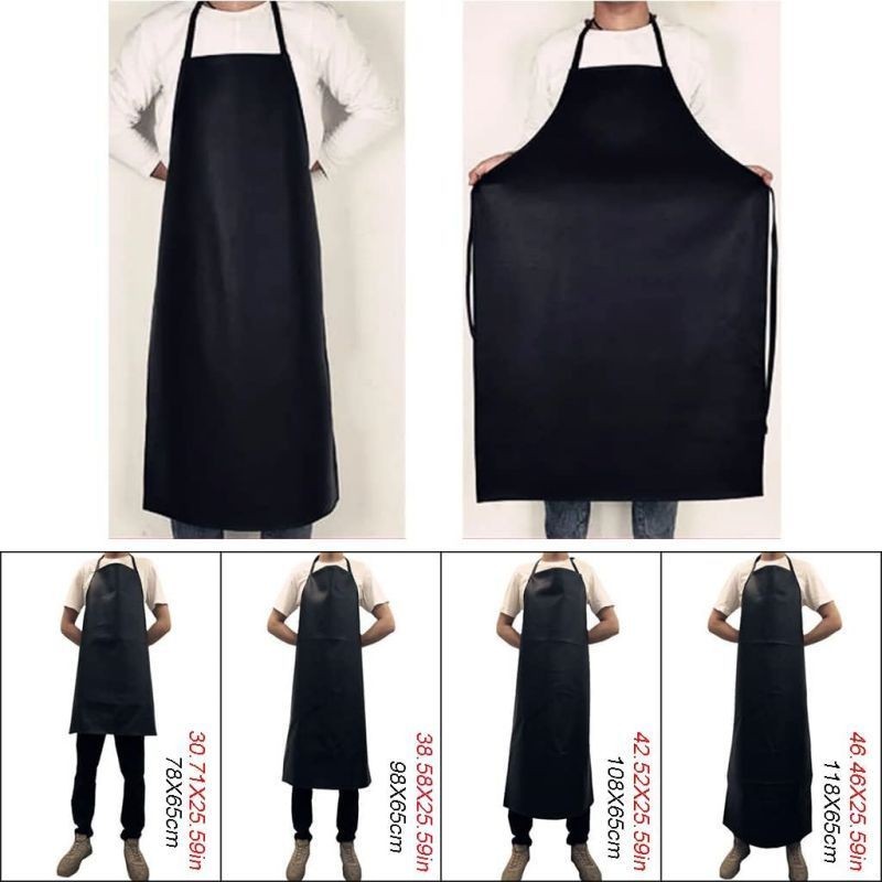 Jual Apron Waterproof Anti Air Bahan Kulit Panjang Untuk Chef Pelayan ...