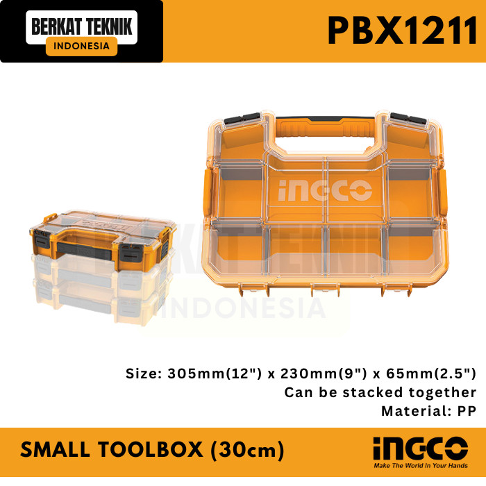 Jual Small Tool Box (30cm) - Kotak Alat Perkakas Kecil Mur Baut - INGCO ...