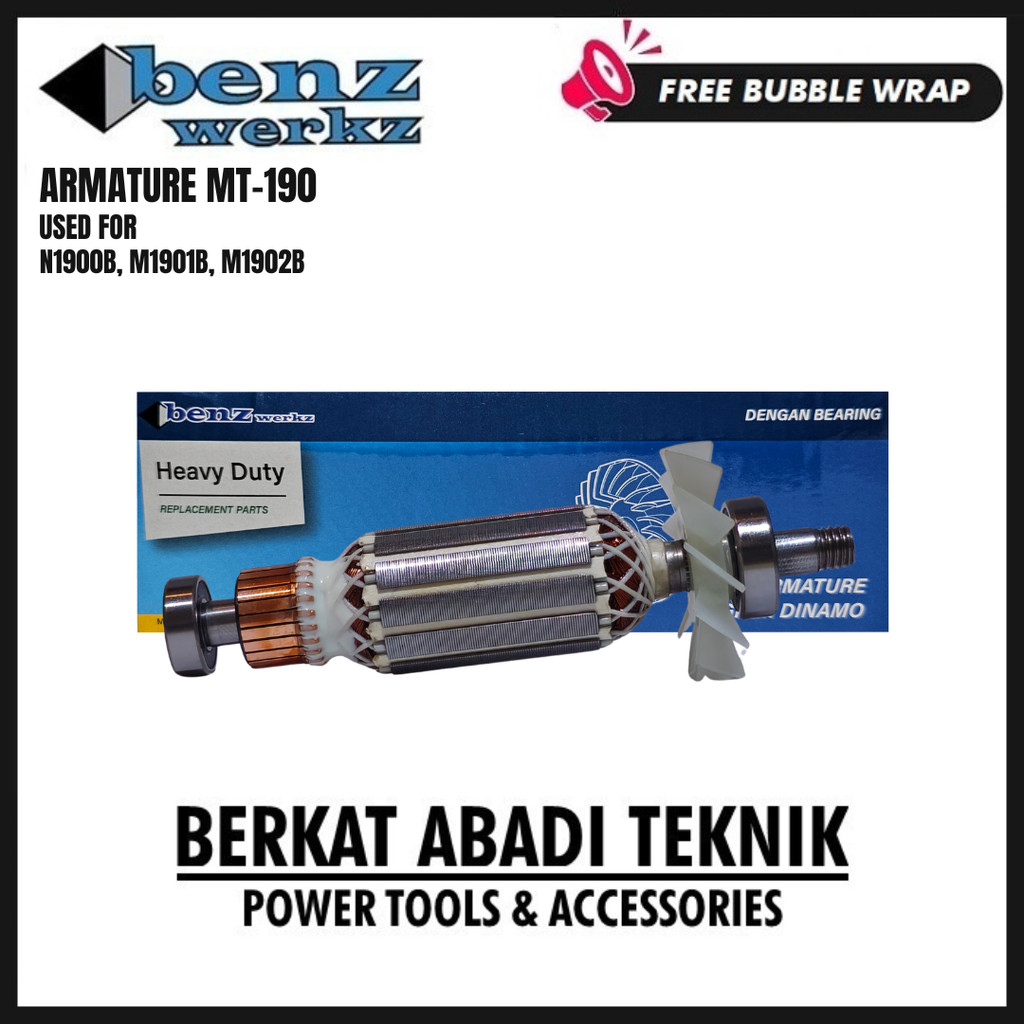 Jual BENZ Armature MT190 Angker Mesin Serut Planer Ketam Pasah Sugu ...