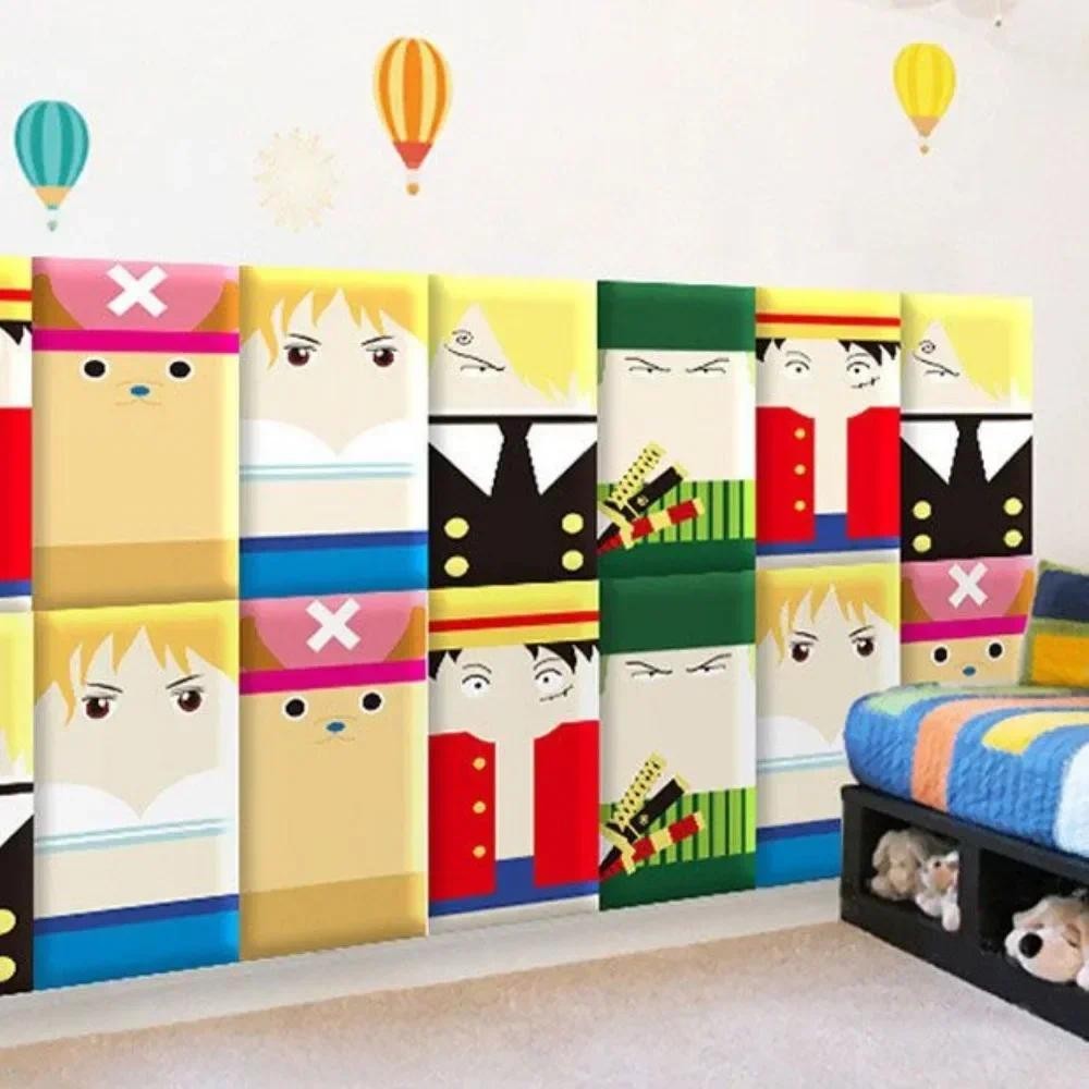 Jual Cartoon Anti-collision headboards Kids Room Decoration Anime 3D ...