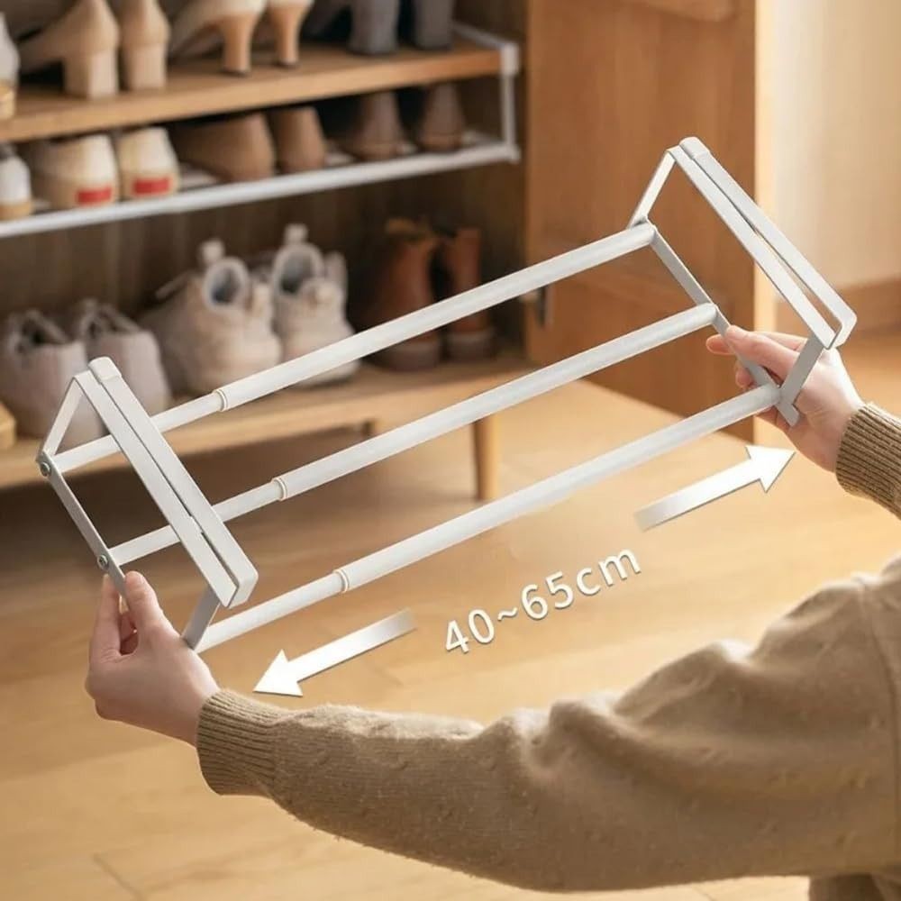 Jual 1 Pc Carbon Steel Shoe Storage Rack Retractable Shoe Cabinet ...