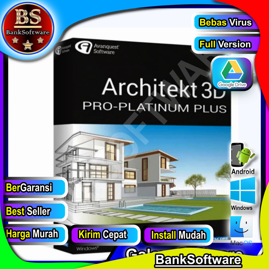Jual Avanquest Architect 3D Ultimate Plus 2023 [Full Version ...