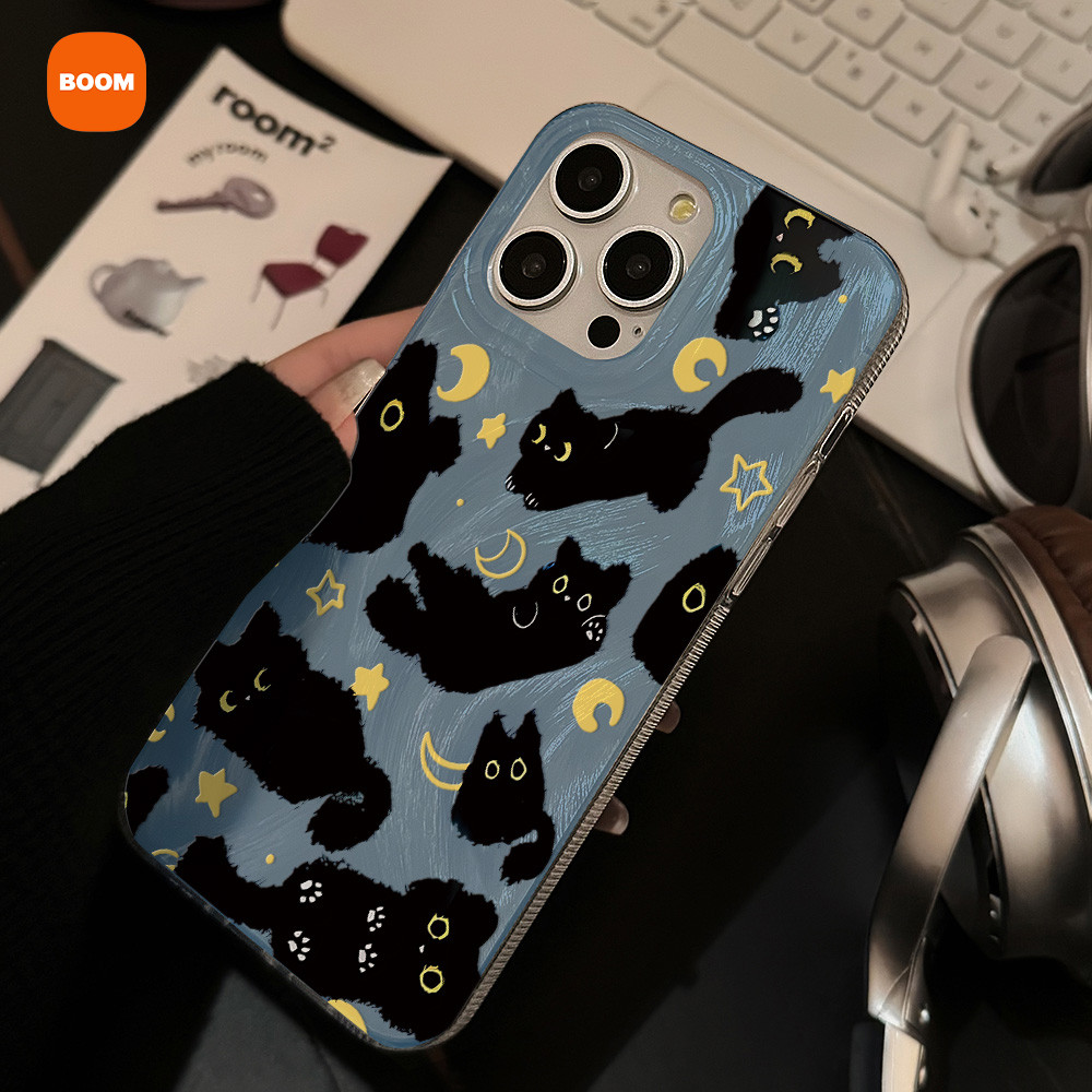 Jual BOOM STORE Black Cat Compatible For Redmi Note 8 9 10 11 12 13 PRO 10S 11S A3 9A 9C 9S 9T ...