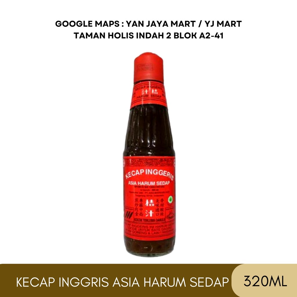 Jual Kecap Inggeris / Inggris / Asia Harum Sedap Kemasan Botol Plastik ...
