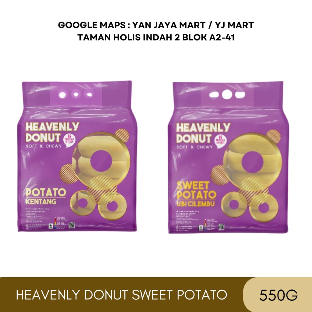 Jual Heavenly Donut / Donat Rasa Kentang / Ubi Cilembu 550g | Shopee ...