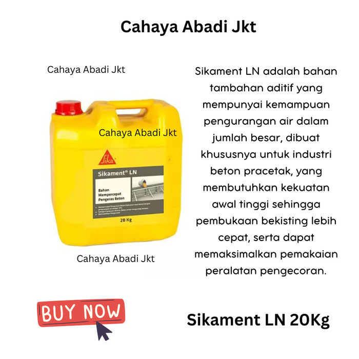 Jual Sikament LN 20 kg superplasticizer | Shopee Indonesia
