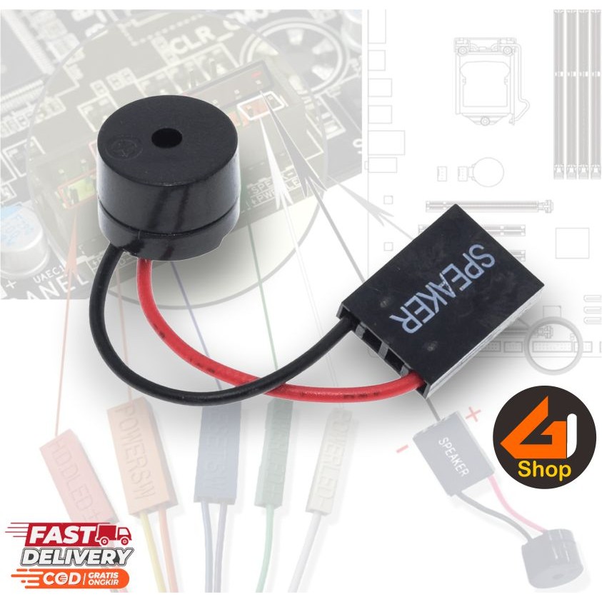 Jual Motherboard Buzzer Speaker Piezo Beep Error Codes PC BIOS Speaker ...