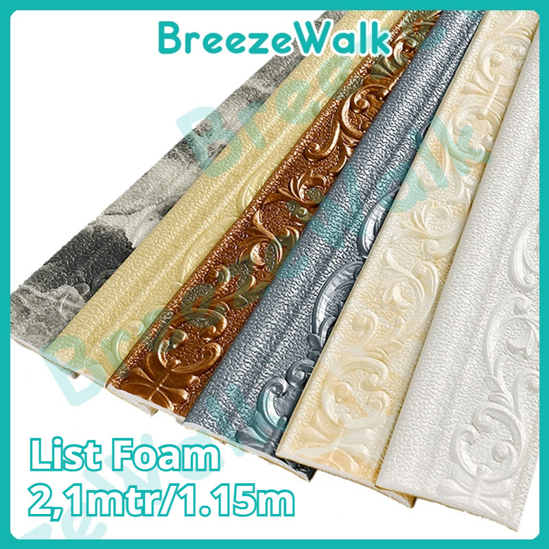Jual BreezeWalk - Wall Border List / Wallborder Foam 3D（ 2.3Meter ...