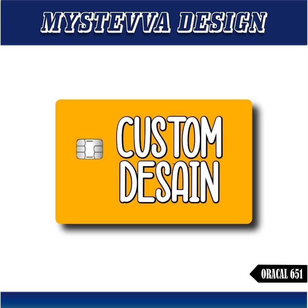 Jual CUSTOM Stiker ATM Skin Card Garskin Kartu Atm Bca Bri Mandiri ...