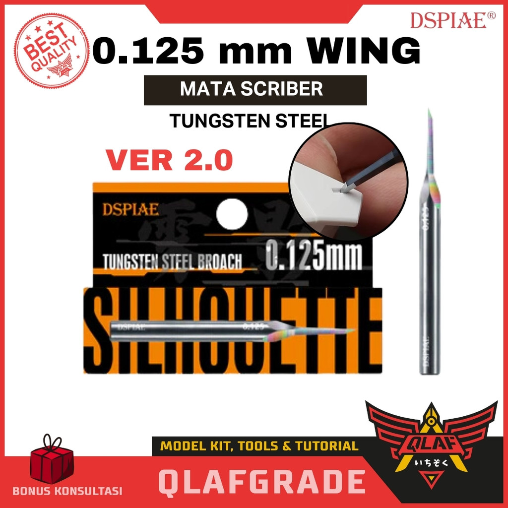 Jual Mata scriber 0.125 mm WING Tungsten Steel Broach YPB-0125 - Push ...