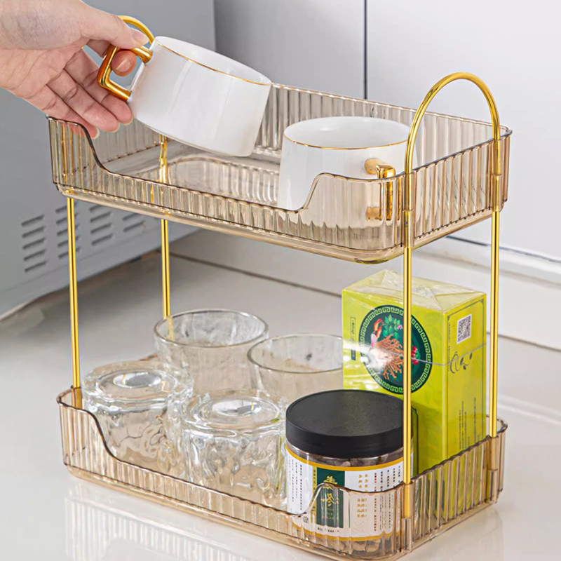 Jual TY65CV Rak Aqua Gelas Estetik Rak Serbaguna Tempat Kosmetik Tempat Aqua Gelas Estetik Mewah ...