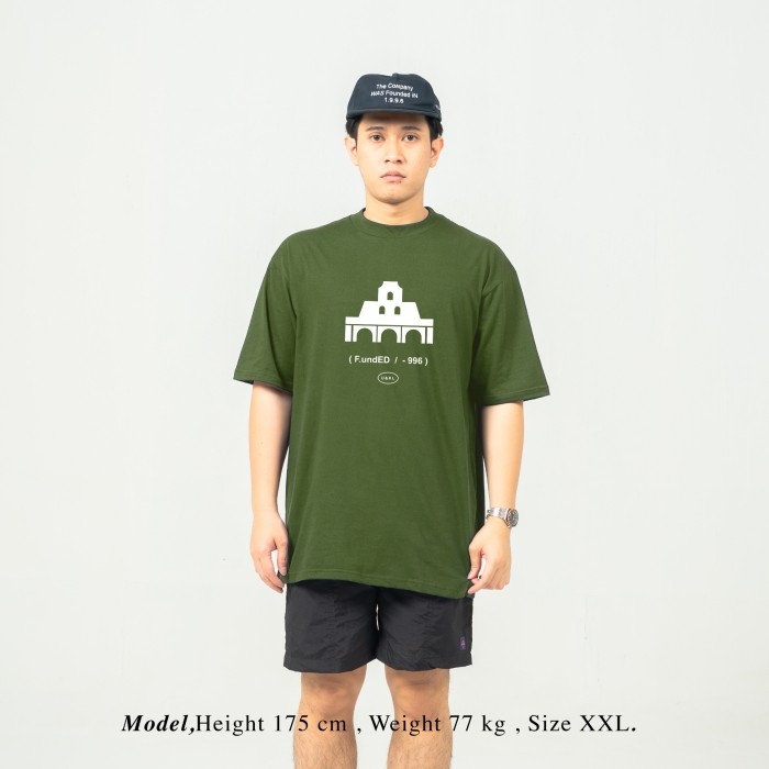Jual UNKL347 T-Shirt Army Green Bahan Combed Motif ZIZA | Shopee Indonesia