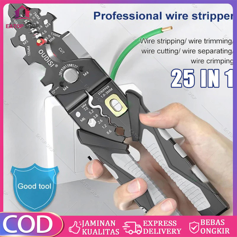 Jual 【25in1】Tang Multifungsi/Tang Potong Kabel Listrik/Tang Serbaguna ...