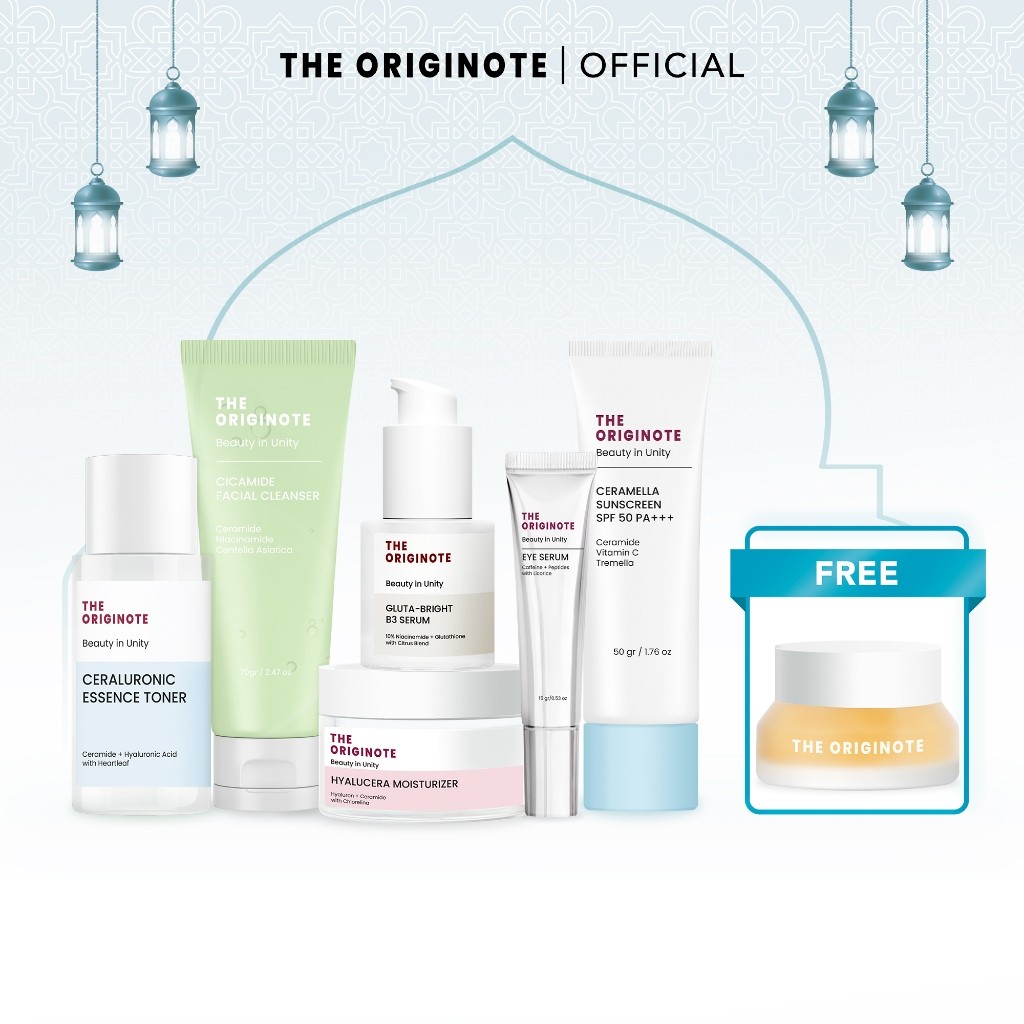Jual SPECIAL BUNDLE 6in1 The Originote KIT Facial Wash Toner Serum ...
