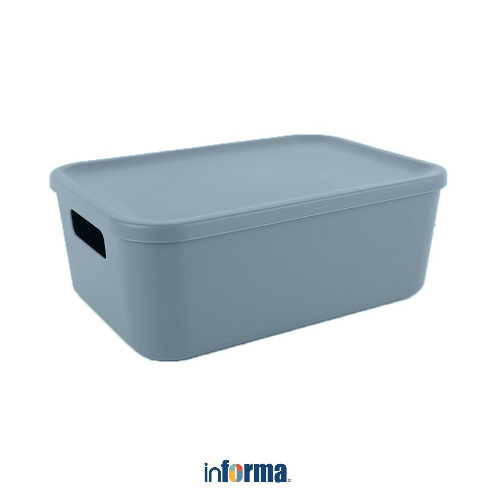 Jual Informa 26.5X18.8X10 cm Lolla Kotak Penyimpanan - Biru Kotak ...