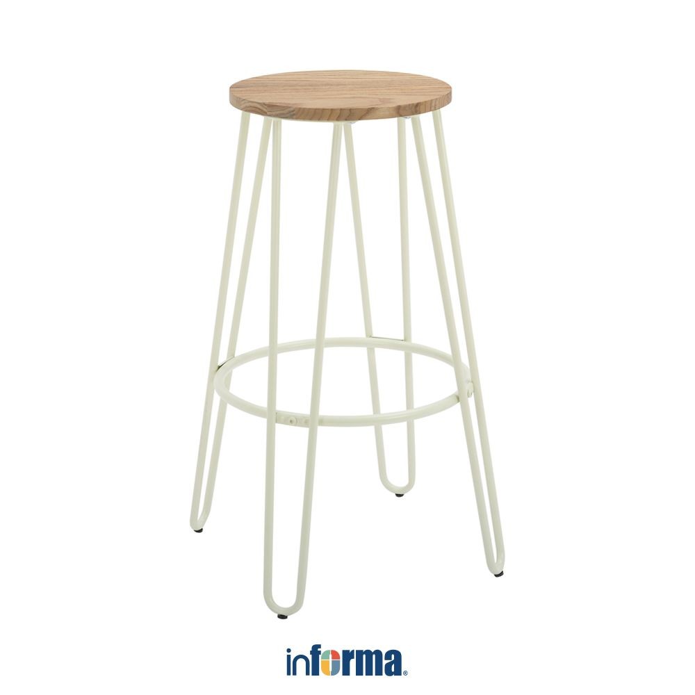Jual Informa Neo Manley Bangku Bar Kayu Bar Stool Kursi Kafe Bartending ...