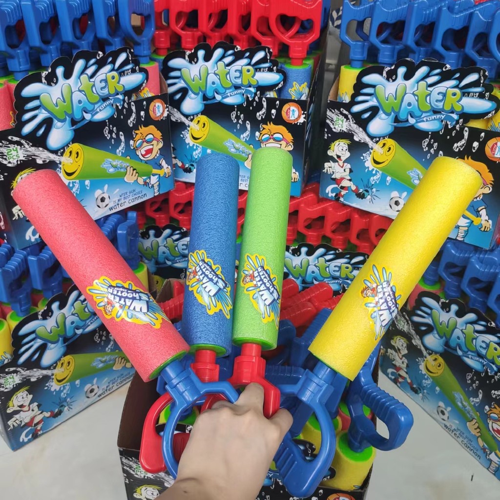 Jual 6 Pack Water Guns Shooter Super Foam Soakers Blaster Squirt Guns ...