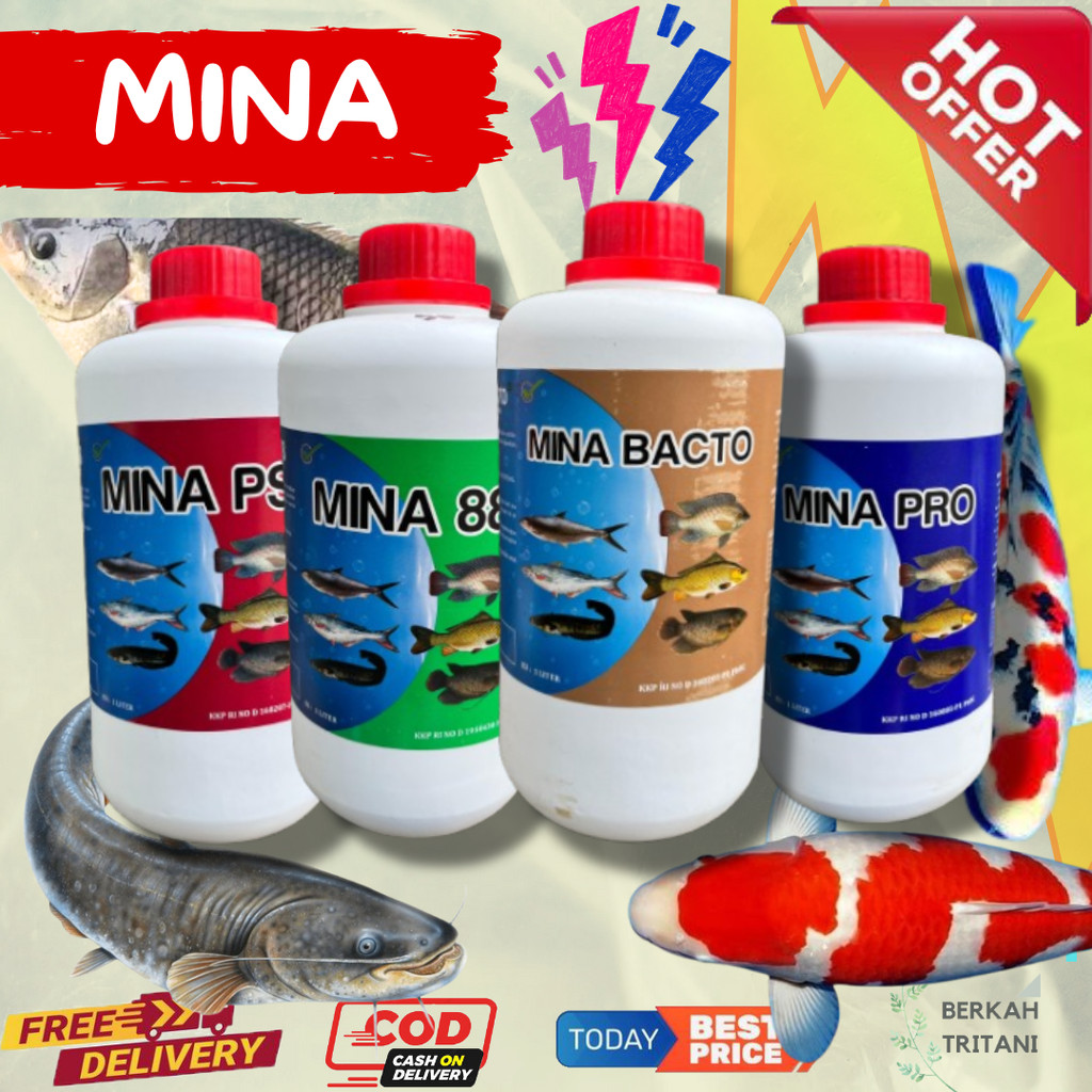 Jual Probiotik Udang dan Ikan Mina Kemasan 1 Liter | Shopee Indonesia