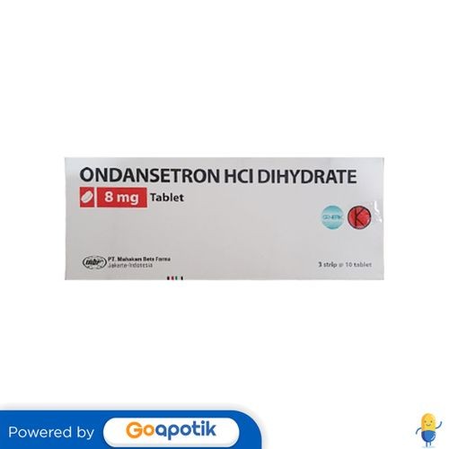 Jual Ondansetron Hcl Dihydrate Mahakam 8 Mg Box 30 Tablet | Shopee Indonesia
